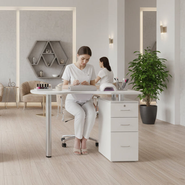 Mesa Manicura Capri con aspirador – Grupo Belleza