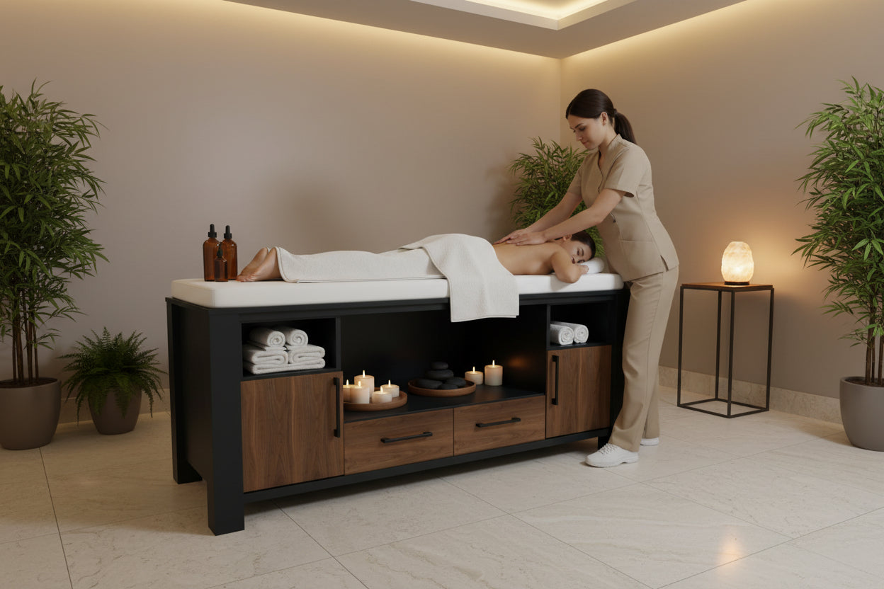 Camilla wood Spa Cala – Grupo Belleza